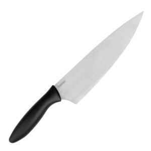 kershaw 8-inch chef knife - all-purpose stainless steel kitchen knife with razor sharp blade and comfortable polypropylene handle, includes sheath