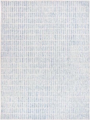 Capitola Hand-Tufted Wool Area Rug, Living Room deocr PB Modern Designer Carpet, (Sky Blue, 8x10 feet)