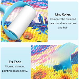 ARTDOT 16 oz Diamond Art Sealer Kits for Adults, Large Capacity Glue as Diamond Painting Accessories and Jigsaw Puzzles Tools