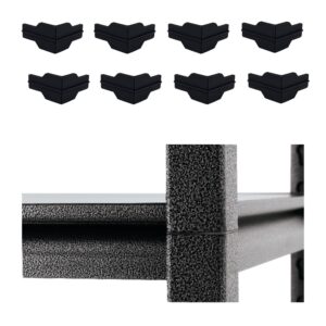 emalpe whalen post insert corner connector for shelving costco (8 units), black