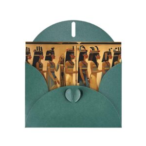 qhwlr women in ancient egypt print greeting card for birthday wedding party invitation appreciation cards for