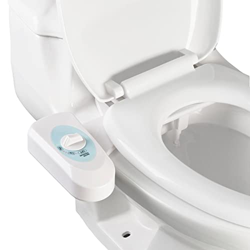 Bidet Attachment for Toilet, Adjustable Non electric Water Spray, Cold Water Purifier Attachment for Cleaning, Lightweight Bidet Attachment for Men, Women, Children and the Elderly (1/2)