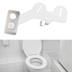 Slim Toilet Seat Bidet Attachment, Ultra Slim Bidet Toilet Seat Attachment Electric Dual Nozzle Self Feminine Butt Wash Bidet, Bidet Attachments