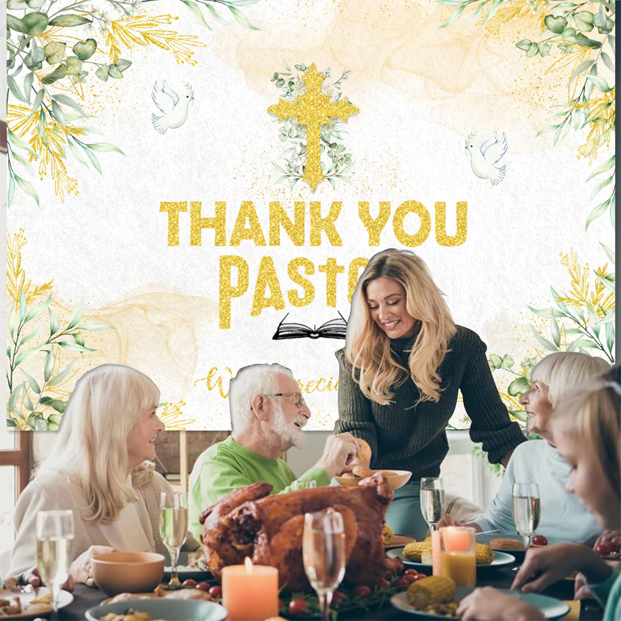 IRCOR Pastor Appreciation Decorations Pastor Appreciation Backdrop Pastor Appreciation Banner