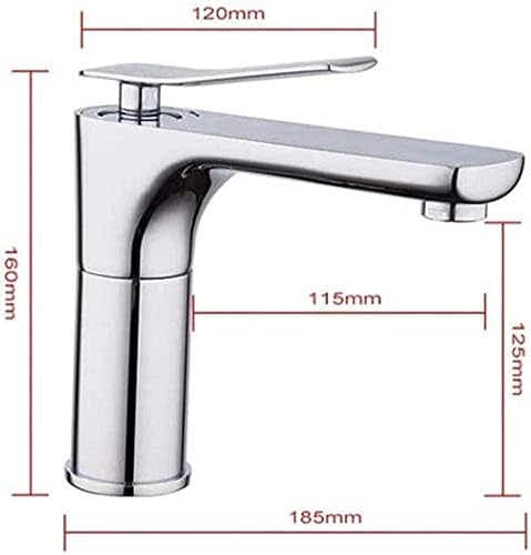 RONPOTY Faucet Kitchen Tap Faucet Modern Faucet Crane Bathroom Faucet Single Lever Hot and Cold Water Bath and Brass Sink Faucet Faucet Save