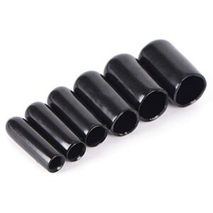 Generic 10PCS 3-8mm End Cap PVC Plastic Cable Wire Thread Waterproof Cover Vinyl End Cap PVC Rubber Steel Pole Tube Pipe Protecting - (Color: Inner diameter 6 mm)