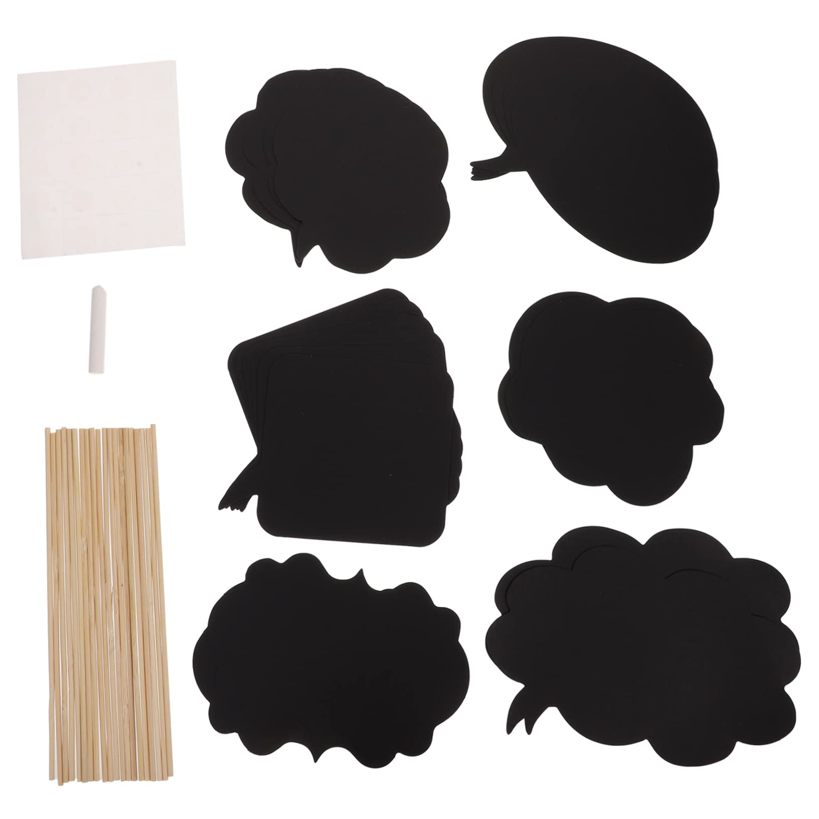 SHOWERORO Photo Booth Props Kit - 20pcs Writable Black Paper Cardboard Signs - Funny Travel Themed Photo Props Chalkboard Messages for DIY Selfies Ideal for Weddings Birthdays Bridal