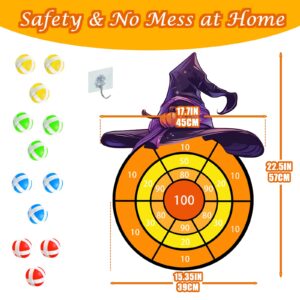 Halloween Party Games Halloween Dart Board for Kids Halloween Dartboard Game Decorations Favors Indoor Outdoor