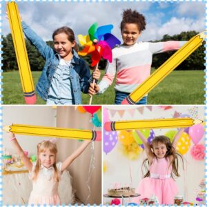 2 Pieces 44 Inch Giant Inflatable Pencils Balloon Back to School Dimensional Pencils Balloon Graduation Party Decoration for Back to School Classroom Garden Room Birthday Party Decorations