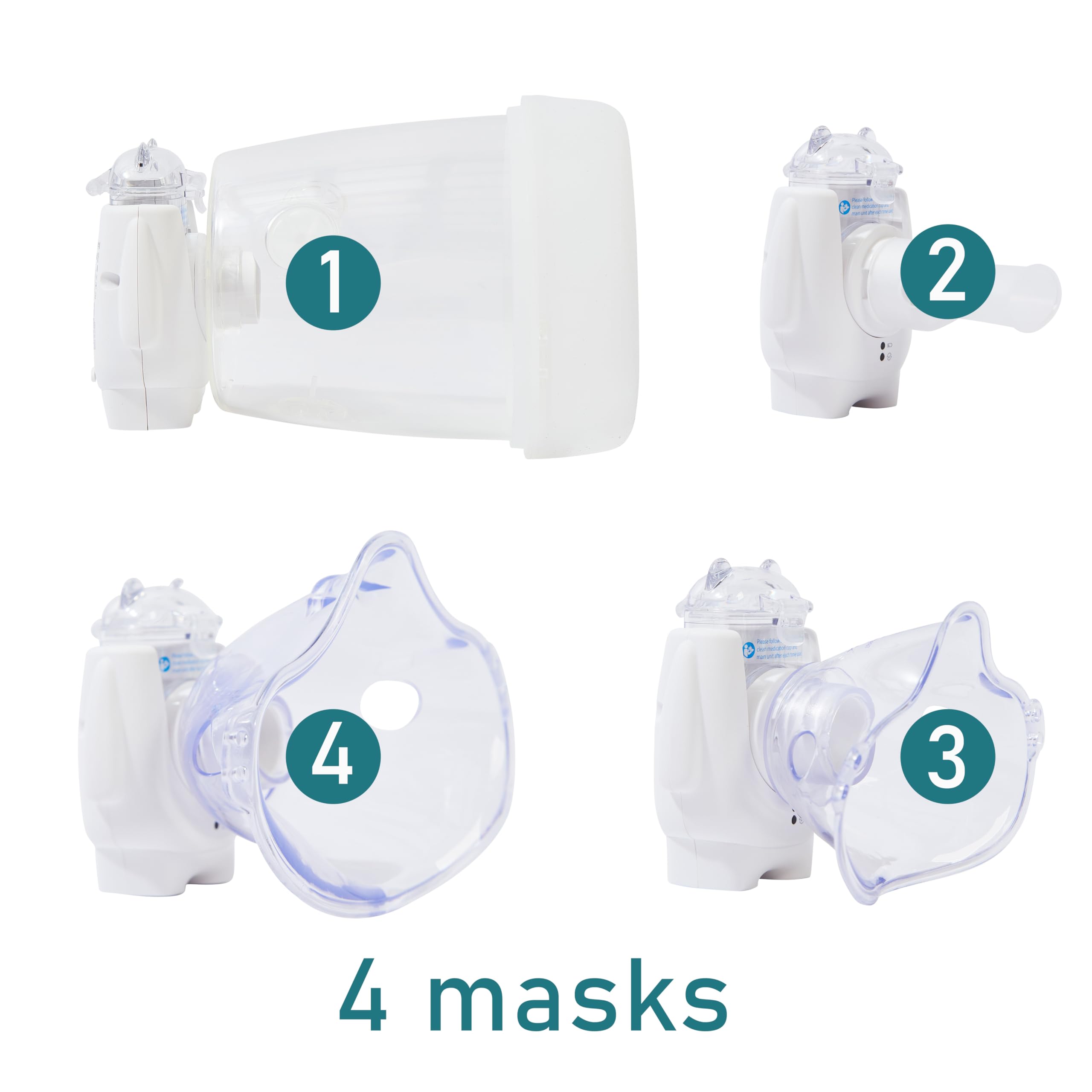 Canine Nebulizer and Inhaler Mask for Cats and Dogs, Oxygen Mask for Pets (M - Medium Dogs)