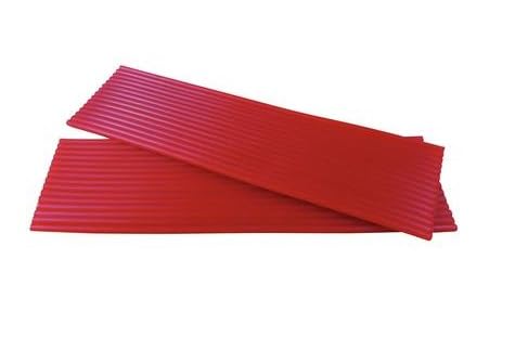 AmeriCan Goods 64/Pcs Rope Strips Dental Utility Wax Round Rope Red 3/16" x 11" Dental Base 4/pk Sheets Orthodontic Wax