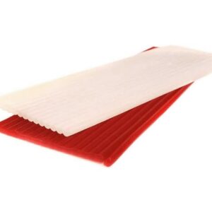 AmeriCan Goods 64/Pcs Rope Strips Dental Utility Wax Round Rope Red 3/16" x 11" Dental Base 4/pk Sheets Orthodontic Wax