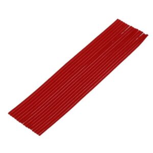 AmeriCan Goods 64/Pcs Rope Strips Dental Utility Wax Round Rope Red 3/16" x 11" Dental Base 4/pk Sheets Orthodontic Wax