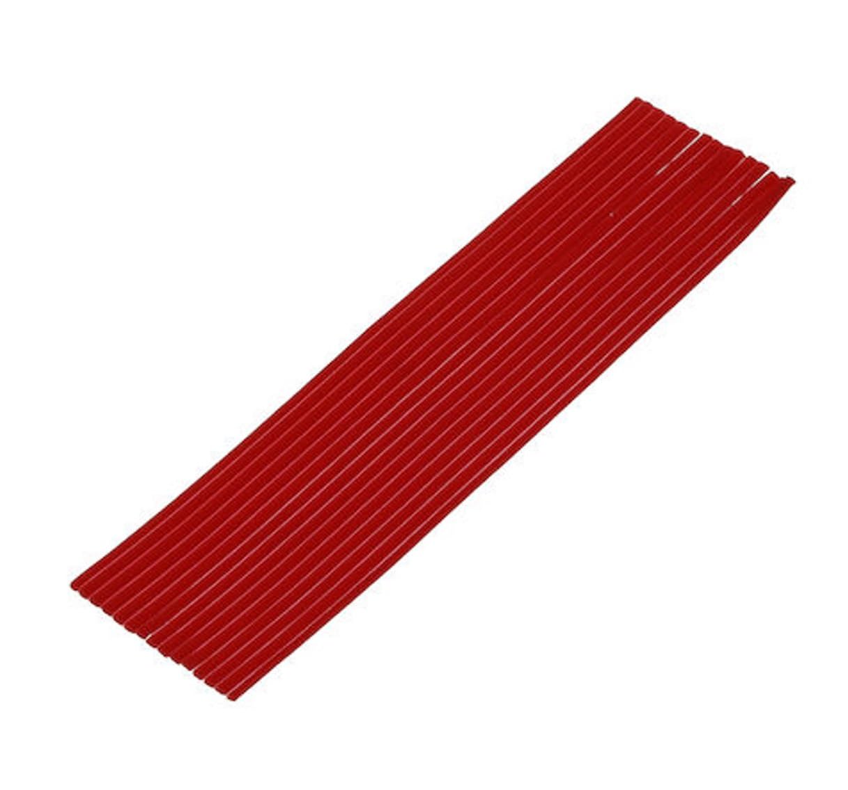 AmeriCan Goods 64/Pcs Rope Strips Dental Utility Wax Round Rope Red 3/16" x 11" Dental Base 4/pk Sheets Orthodontic Wax