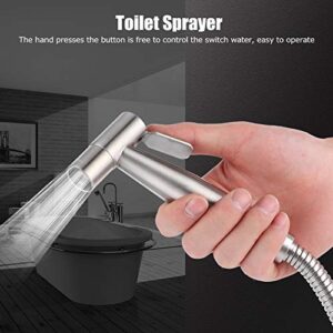 Stainless Steel Handheld Bidet Sprayer for Toilet, Multipurpose Sprayer Set, Bathroom Accessories for Light Luxury (7/8 American standard water separator + bidet)