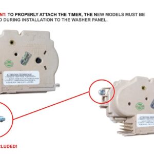 Original CONNECTORS 3951166C, 3951166 A/B/C/D/E/G/H Compatible with Whirl. Kenm. Washer Timer fits Old # 3951166C, 3951166 A/B/C/D/E/G/H