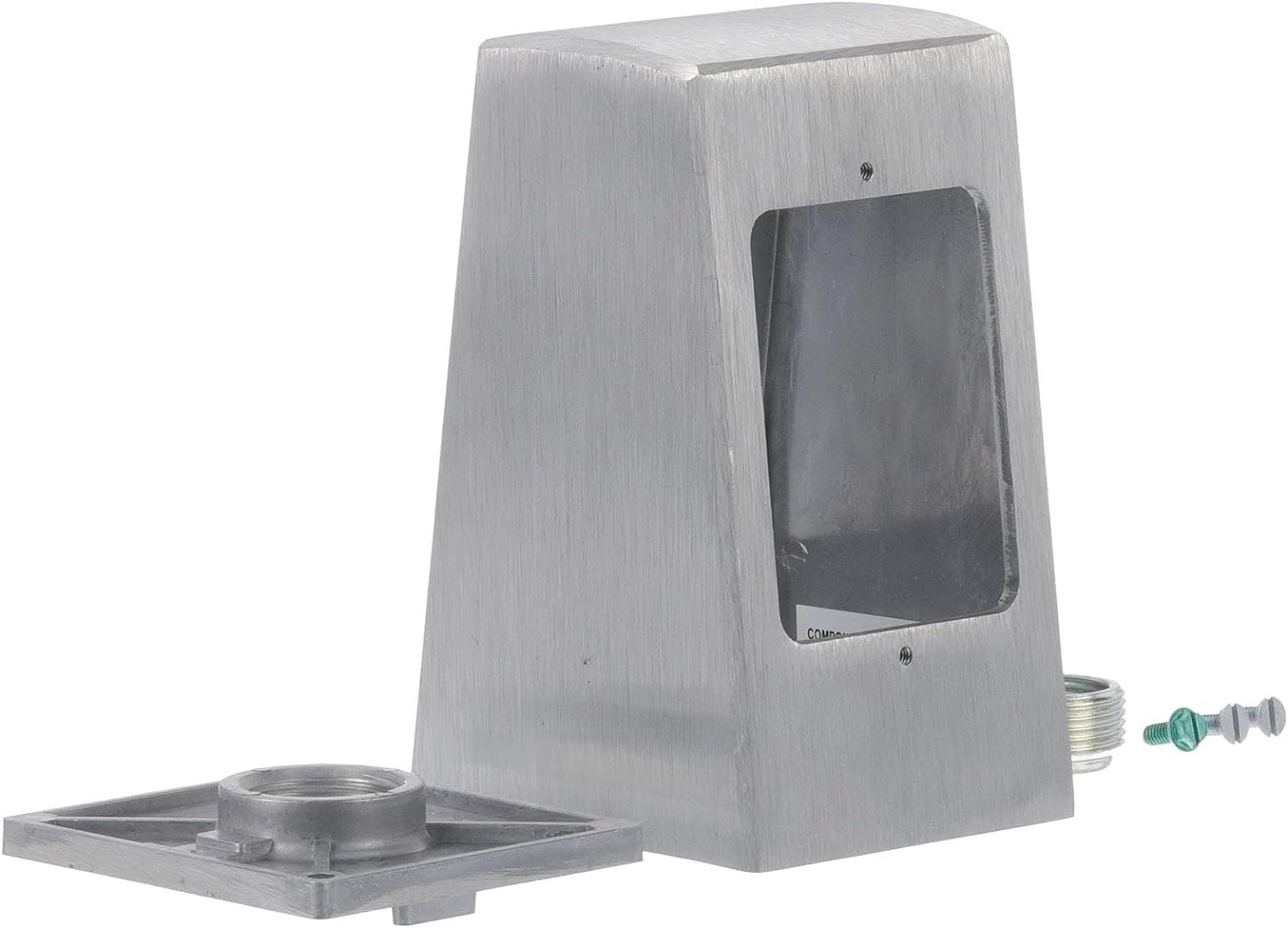 Brushed Aluminum Double Faced Pedestal Outlet Box | R58-1020 (3)