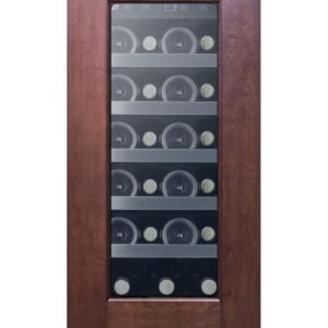 Summit ALWC15PNRLHD 15 Inch Wide 23 Bottle Capacity Wine Cellar Built-In or Freestanding Use, Panel Ready, ADA Compliant (LHD, Wine)