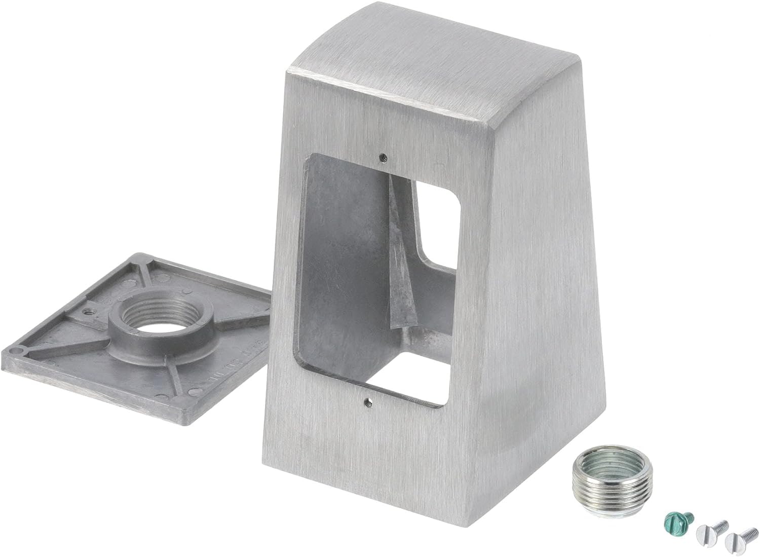 Brushed Aluminum Double Faced Pedestal Outlet Box | R58-1020 (3)