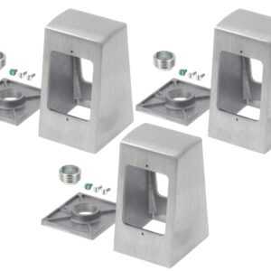 Brushed Aluminum Double Faced Pedestal Outlet Box | R58-1020 (3)