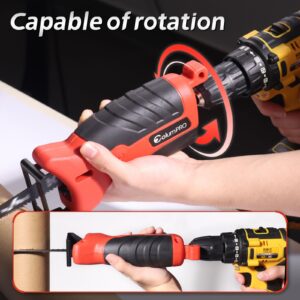 ColumPRO Impact Grade Reciprocating Saw Drill Attachment, Tool Gift for Men, Father, Boyfriends, Husband, Cool Gadget, Stocking Stuffer, Suitable for Cordless Drills, Impact Drivers