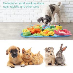 ORIA Snuffle Mat for Dogs, Interactive Sniff Mat for Boredom, Slow Eating, Keep Busy, Encourages Natural Foraging Skills, Dog Puzzle Toys for Dogs Cats Rabbits, 15x15 inch