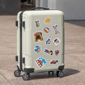 Pack 50 Pcs Travel Puerto Rico Stickers for Water Bottles Funny Laptop Cups Scrapbooking Luggage Journaling Teens Boys Girls Adults Waterproof Aesthetic Sticker Small Vinyl Decals