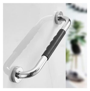 minakeda grab bar bathroom stainless steel bath grab rail shower safety handrail anti slip rubber grip balance bar handle for elderly disabled children kitchen, 19.7inch