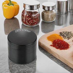 AWANSO Grinder, 2" Grinder (Black)