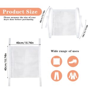 2 Pcs Shoe Dryer Bag, Reusable Sneaker Wash Dry Net Bag, 15.7 x 15.7 Inch Mesh Laundry Bag, Large Honeycomber Mesh Bags Travel Storage Organize Bag, Reused Mesh Bags with Zipper and Strap