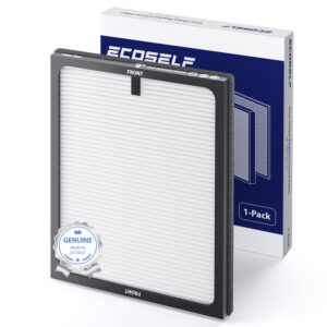 ecoself air purifier replacement filter for ecoself hap603 air purifier,1 pack, white