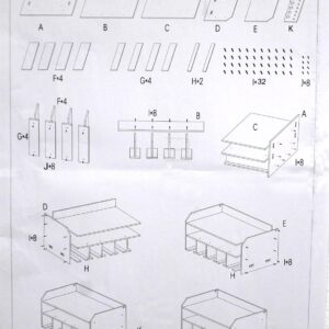 DupliM Bamboo Wall-Mounted Power Tool Organizer, Power Drill Holder and Tool Storage Rack - FSC-Certified – Assembly Required