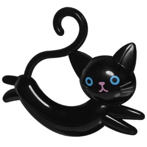 catiebye modern towel hanger for kitchen bathroom towel holder wall-mounted bath towel rack cat towel holder for women children