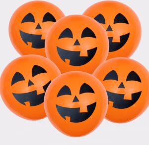 18 inches 10pcs halloween balloons orange latex balloons halloween pumpkin balloon halloween party birthday decoration supplies