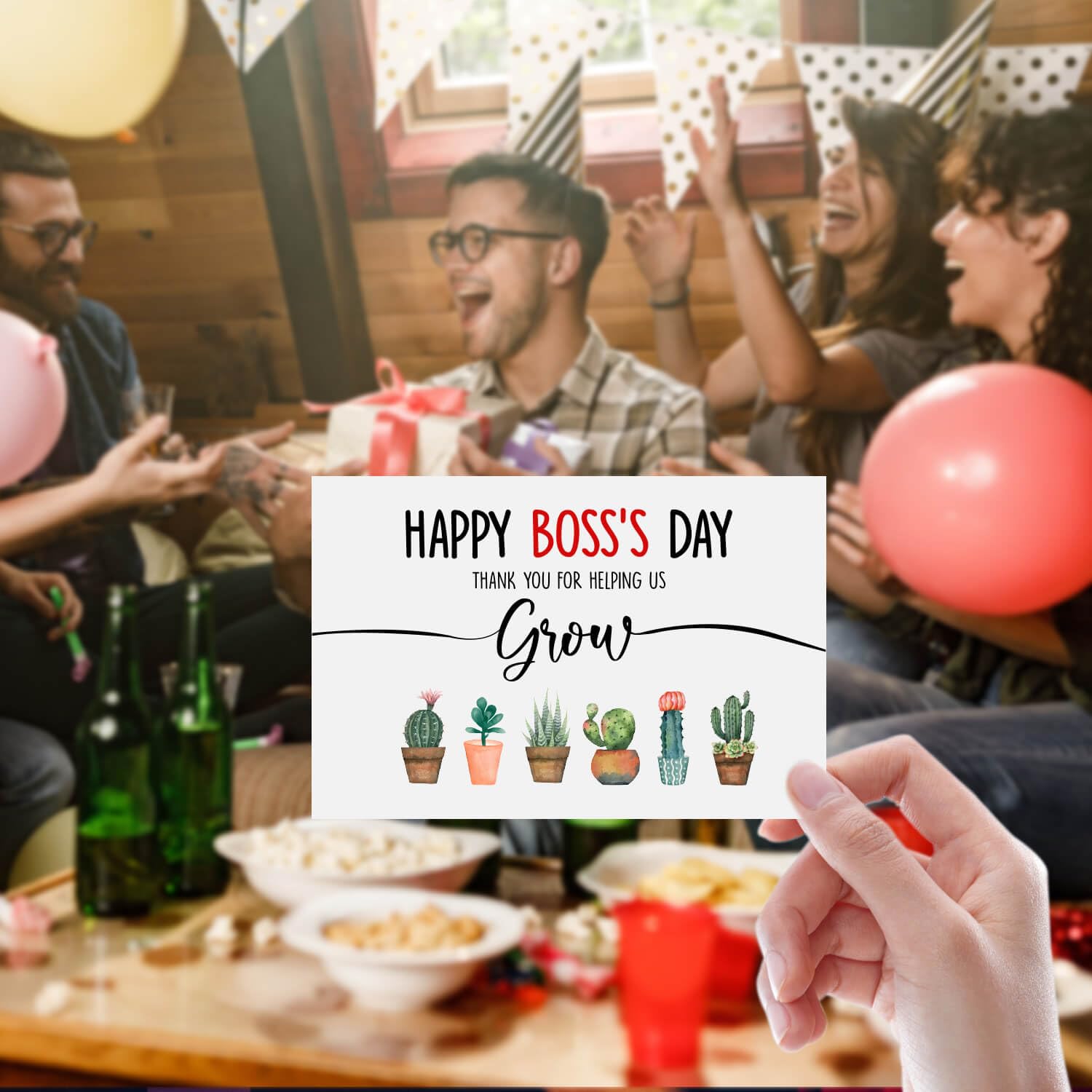 Hincoo Boss Day Gifts For Women, Best Boss Gifts For Women, Bosses Day Card, Bosses Day Gifts For Women, Bosses Day Gifts For Men, Boss Lady Gifts For Women(card 04)