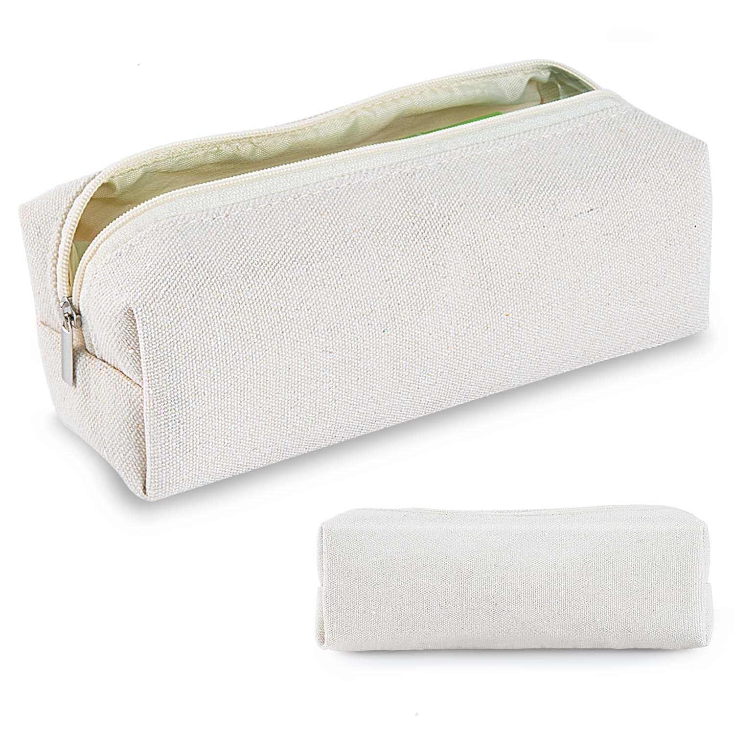 SenseYo Pencil Case Pouch for Stationery Organizer (Beige)