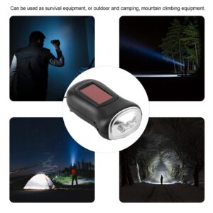 Emergency Flashlight, LED Emergency Dynamo Torch Black for Emergency Supplies, Home Lighting