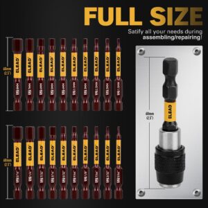 Allen-Wrench Hex Drill Bit Set: 21PCS Durable Impact Allen Key Set, Long-Lasting Strong Magnetic Hex Screwdriver Bit Set, SAE & Metric Size, Mechanic Automotive Furniture DIY Home Repairs