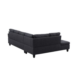 Devion Furniture Lorenzo Sofas, Dark Gray