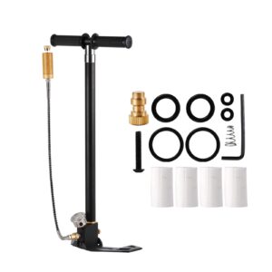 30mpa 4500psi pcp hand pump,four stage hand pump,high pressure hand pump,stainless steel, hand pump air rifile pump suitable for pcp air guns,paintball gun,hpa gas tanks,different bike tire inflation