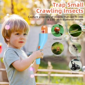 Bug Catcher for Kids 2 Pack - Quick-Release Insect Catching Tool for Spiders, Ants - Humane Bug Viewer for Nature Exploration - Ideal Gift for Adults & Children