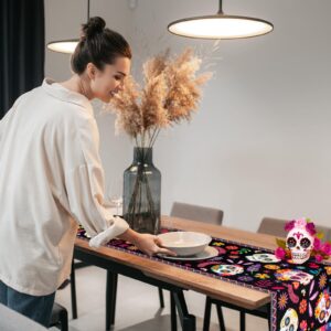 Dia De Los Muertos/Day of The Dead Decorations for Alter Table Runner Mexican Ofrenda Party Decor