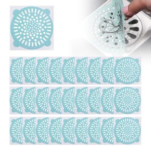 50 pcs disposable hair drain stickers, 2024 upgrade disposable self-adhesive floor drain stickers, shower drain covers protector hair catcher mesh stickers for shower kitchen bathroom bathtub (150)