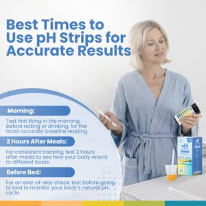 pH Test Strips for Urine & Saliva – 100 Easy-to-Use Strips for Fast, Accurate pH Testing at Home, Get Clear Acid-Alkaline Balance Results in Seconds, Perfect for Tracking Your Body's pH, 4.5-9.0 Range