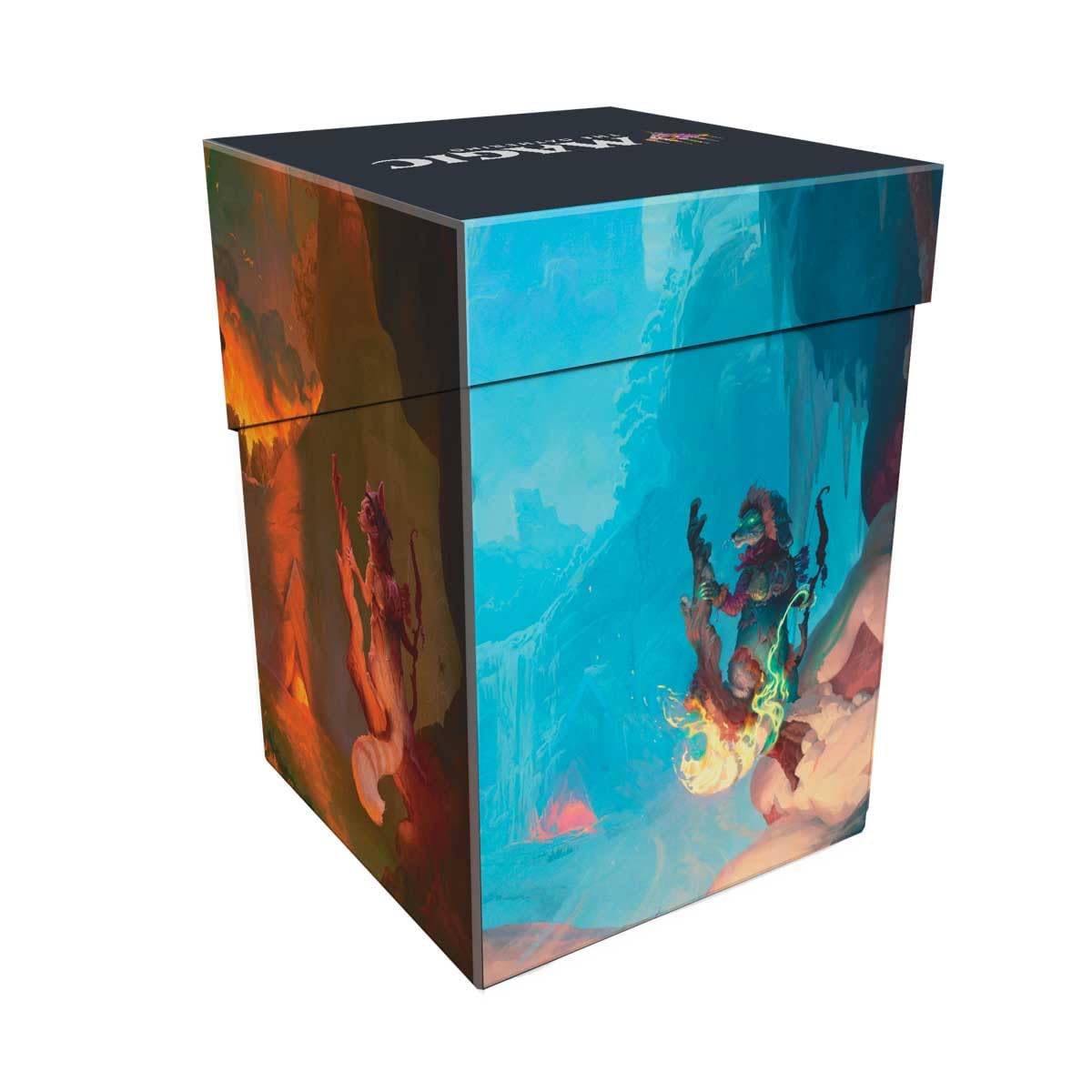 Ultra Pro - Bloomburrow 100+ Deck Box® Season Lands: Mountain for Magic: The Gathering, Exclusive Artwork, Archival Safe, Rigid Polypropylene, Deck Divider Included