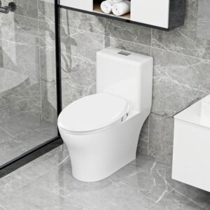 Smart Bidet Toilet Seat with Self-Cleaning, Soft Close Seat Cover, Front/Rear Wash