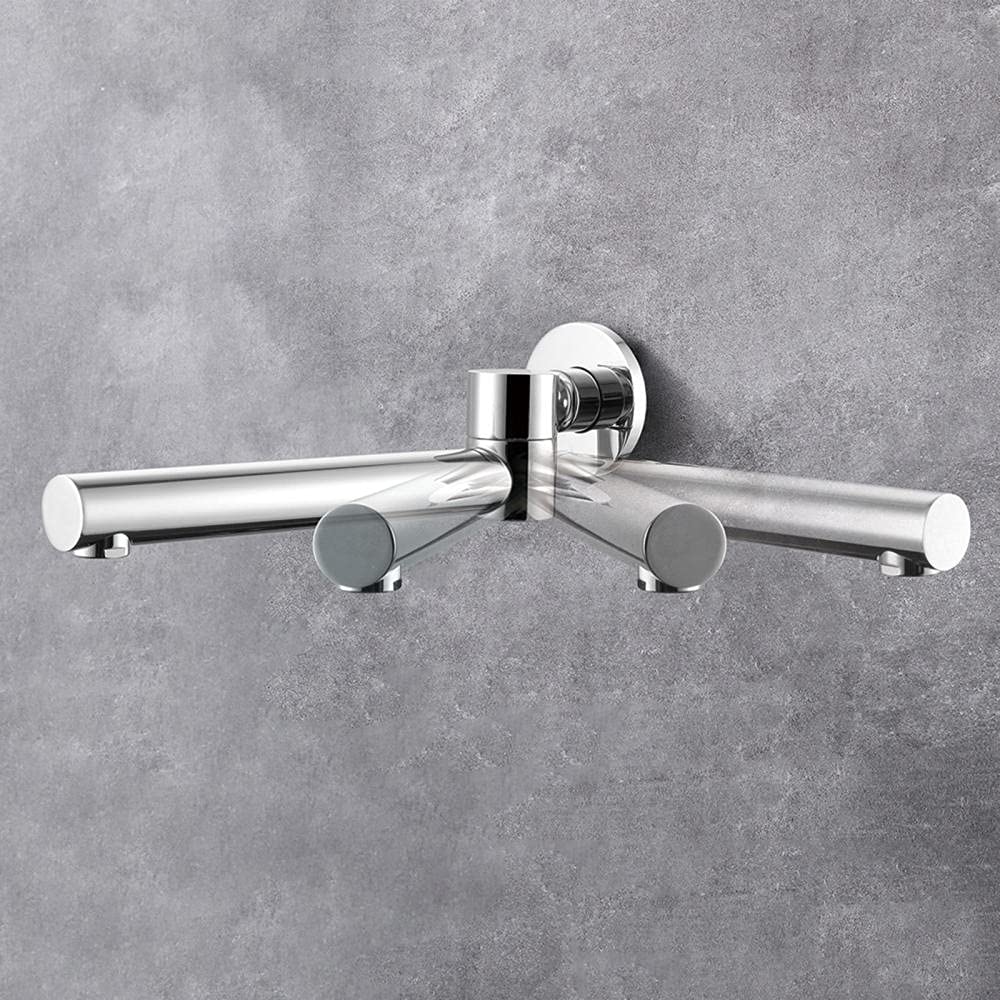 SYLKWOR Kitchen Faucets,Modern Wall Mounted Bath Tap Bathtub Faucet Spout Bath or Basin Spout Bath Filler Spout