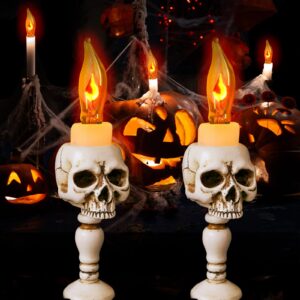 Aiyomt Christmas Flicker Flame Light Bulbs, Crystal Clear Chandelier Flickering C7/E12 Orange Flame Bulb for Electric Window Candles Halloween Party Christmas Decor, Flame Shaped, 1 Watts, 12 Pack