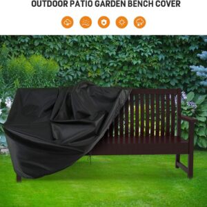 Outdoor Bench Cover,Patio Loveseat Cover Waterproof Patio Furniture Covers for Outdoor Park Loveseat,Sofa, Glider,Furniture Chair Cover,48" W x 29" D x 36" H