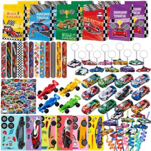 vizozen race car party favors set race cars kids race car themed birthday party supplies goodie bag fillers